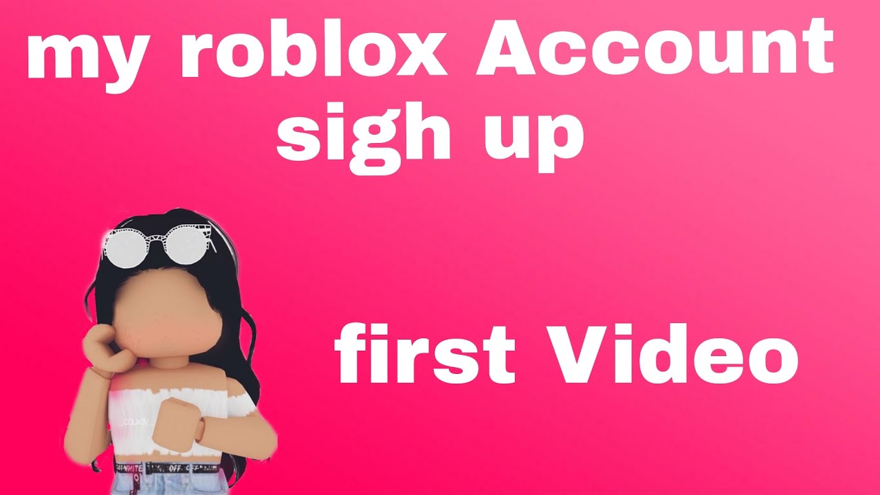 My roblox Account Sign in - YouTube