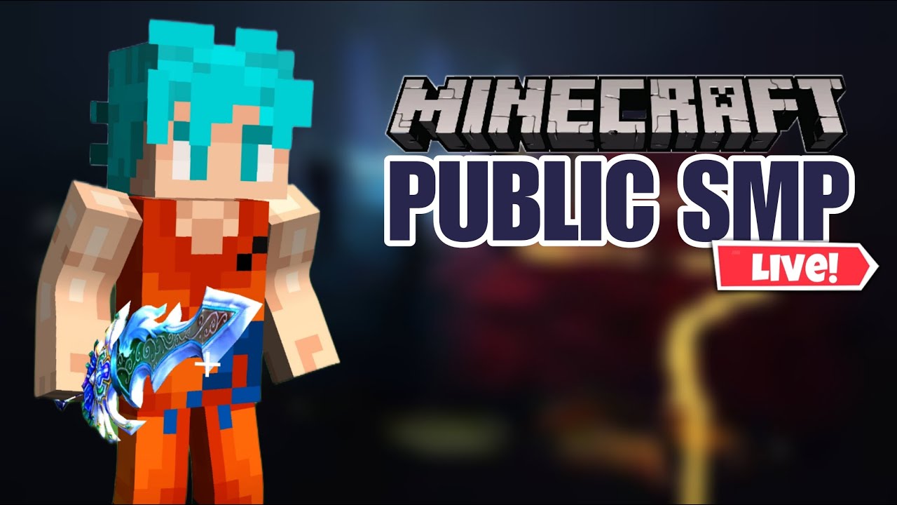 MINECRAFT SMP LIVE | PUBLIC SMP LIVE | FREE TO JOIN | V:1.20.71 day:10 ...