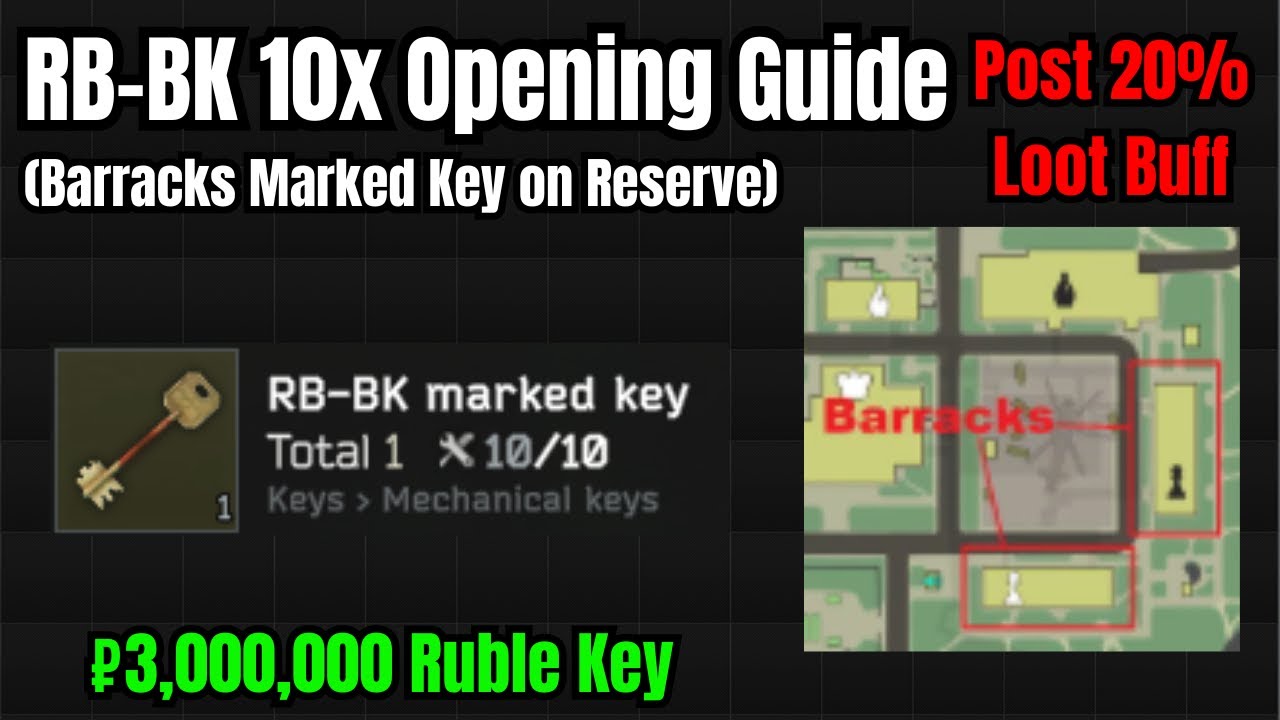RB-BK Marked Key 10x Opening - Post 20% Loot Buff! - YouTube