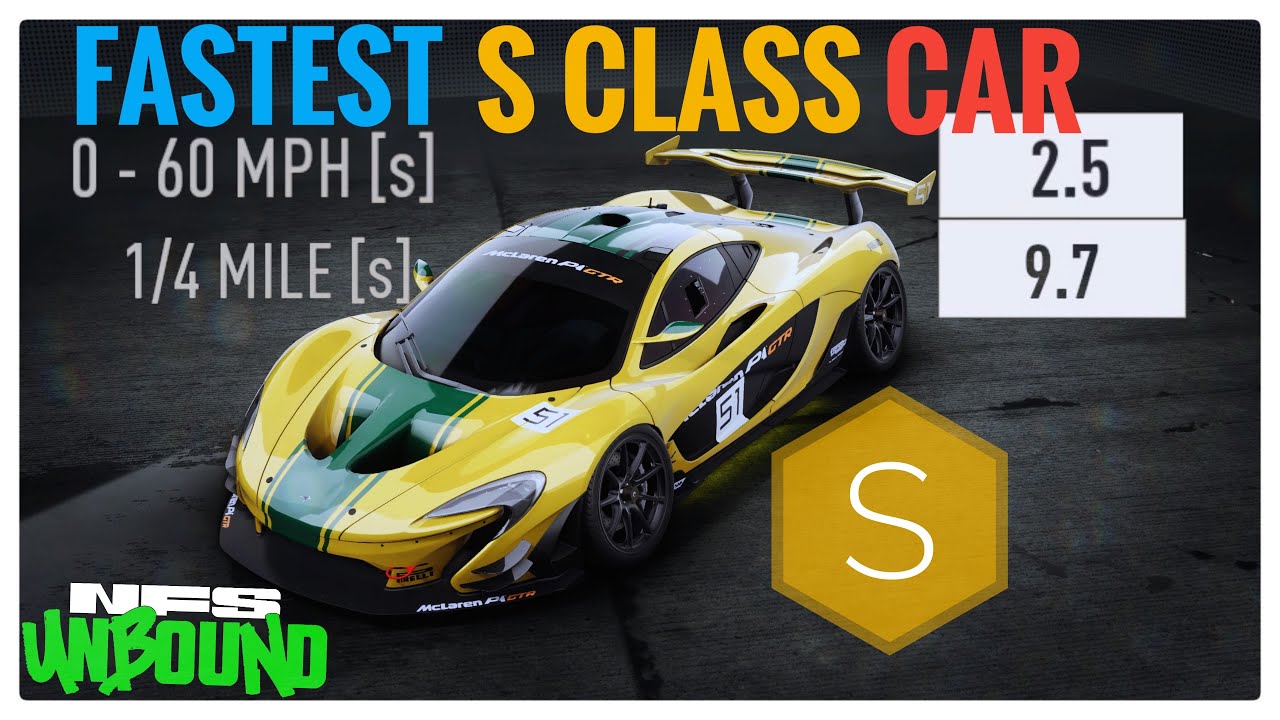 FASTEST "S" CLASS CAR | BUILD | IN NFS UNBOUND | GAMEPLAY - YouTube
