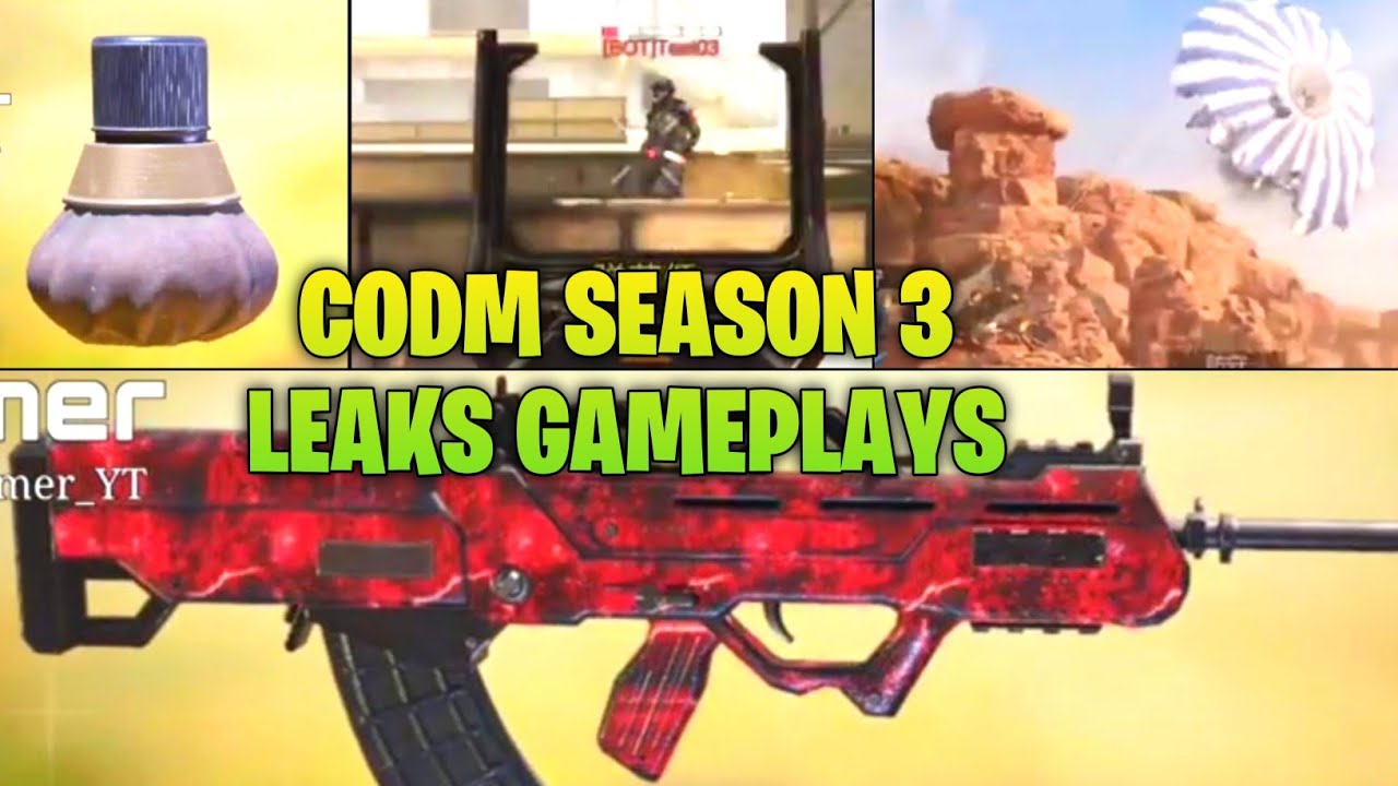 CODM SEASON 3 LEAKS 2022 CODM S3 NEW WEAPONS COD MOBILE BETA CHANGES ...