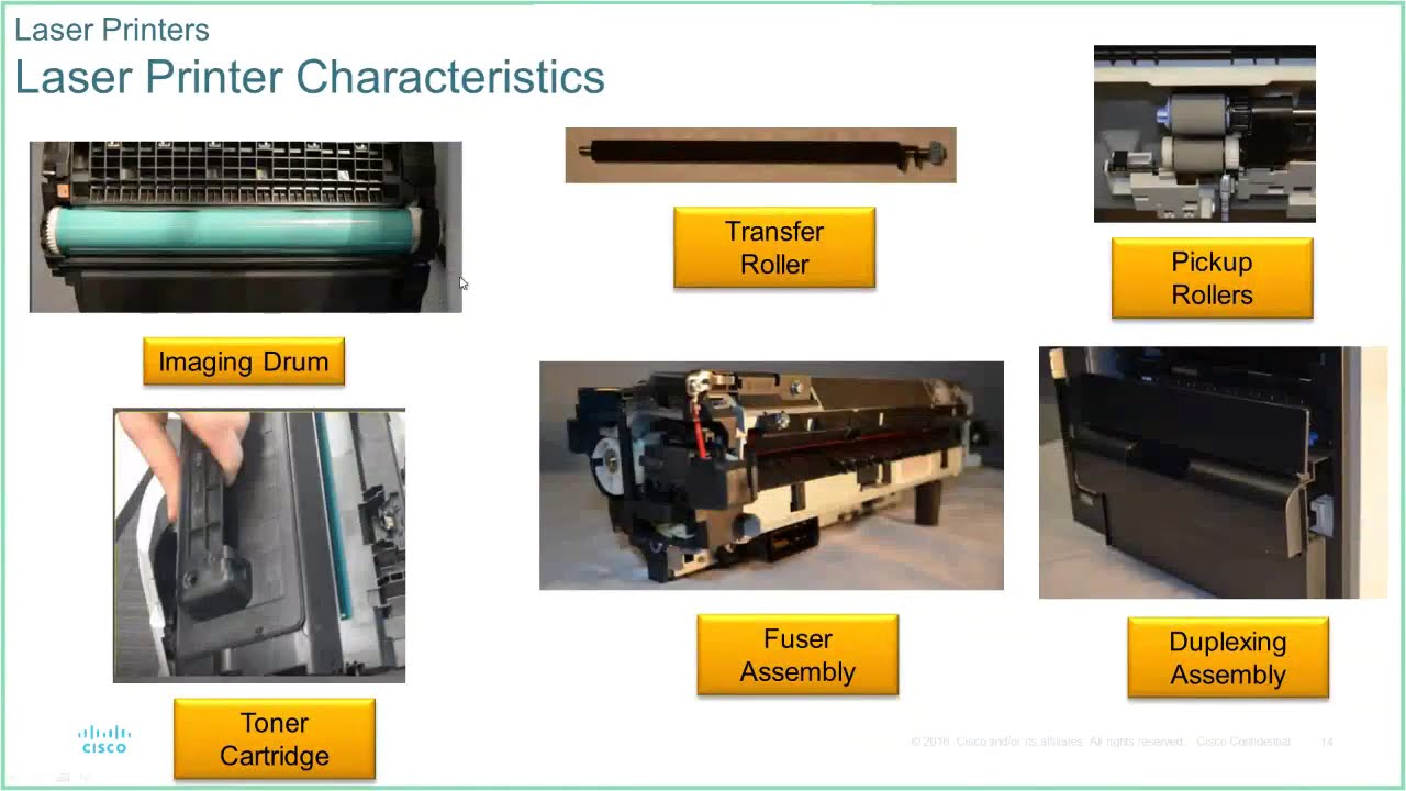 Cisco Netacad ITE v7 course - Chapter 8: Printers - YouTube
