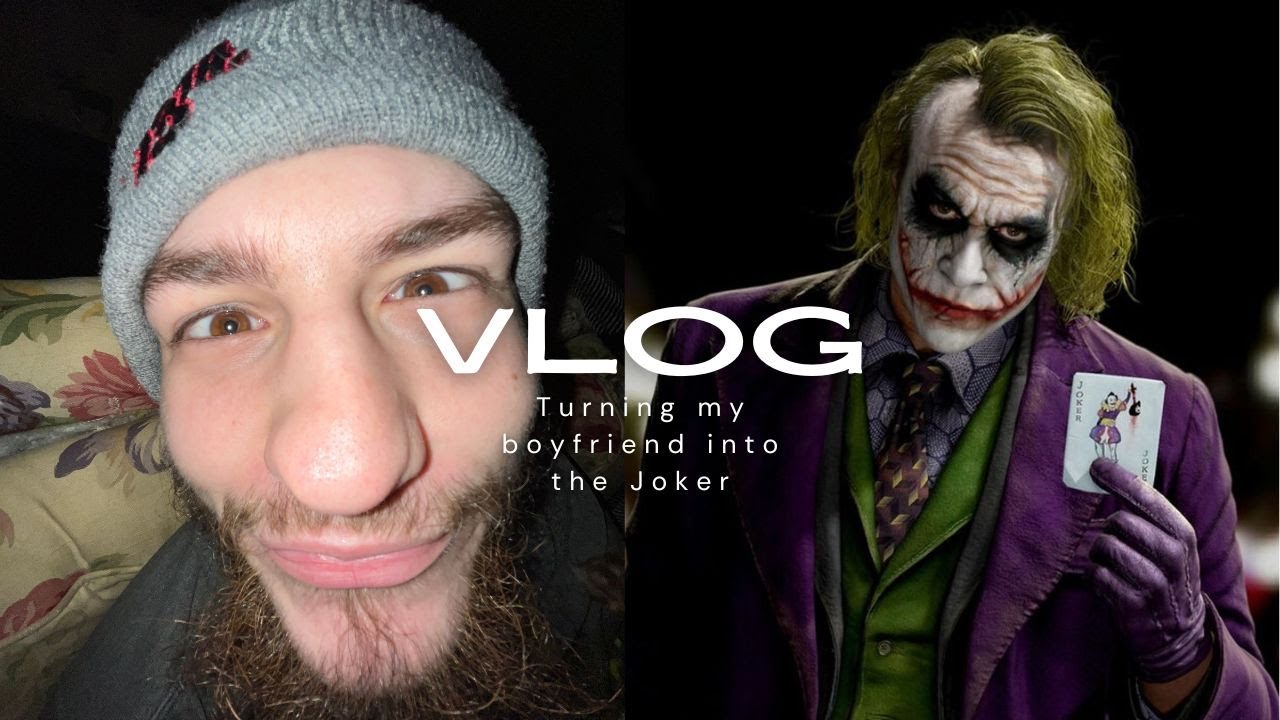 Turning my Boyfriend into the Joker - YouTube