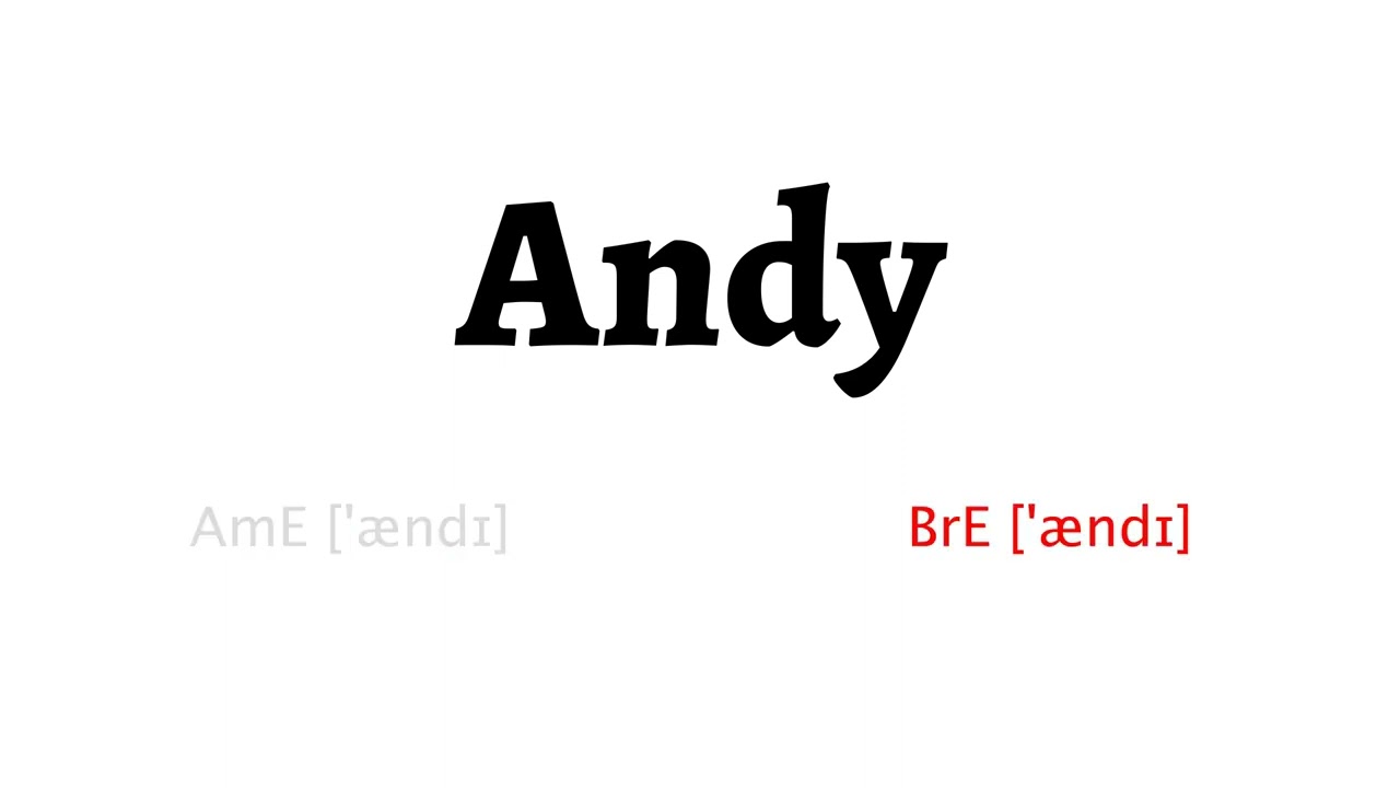 Andy Name Cursive