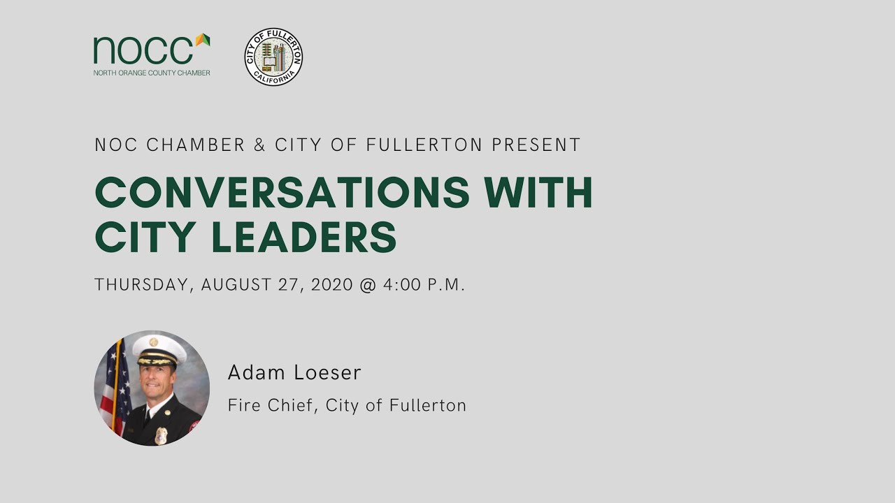 Conversations with City Leaders: Fire Chief, Adam Loeser - YouTube