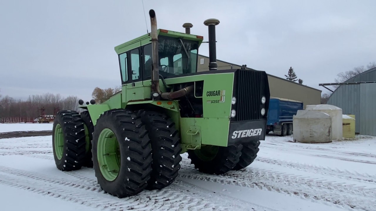 SOLD *1981 Steiger Cougar ST251 4wd tractor - YouTube