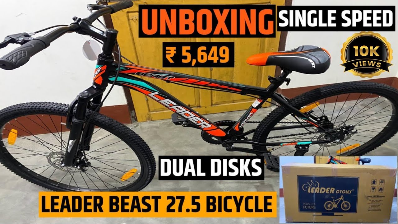 My New MTB-Leader Beast 27.5T| Unboxing and Review | Best Cycle under ...