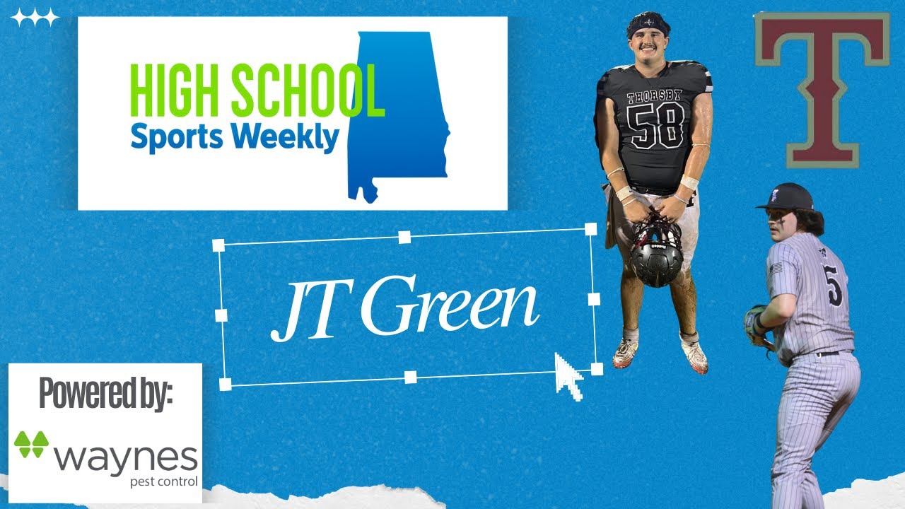 High School Sports Weekly | JT Green | Thorsby Football - YouTube