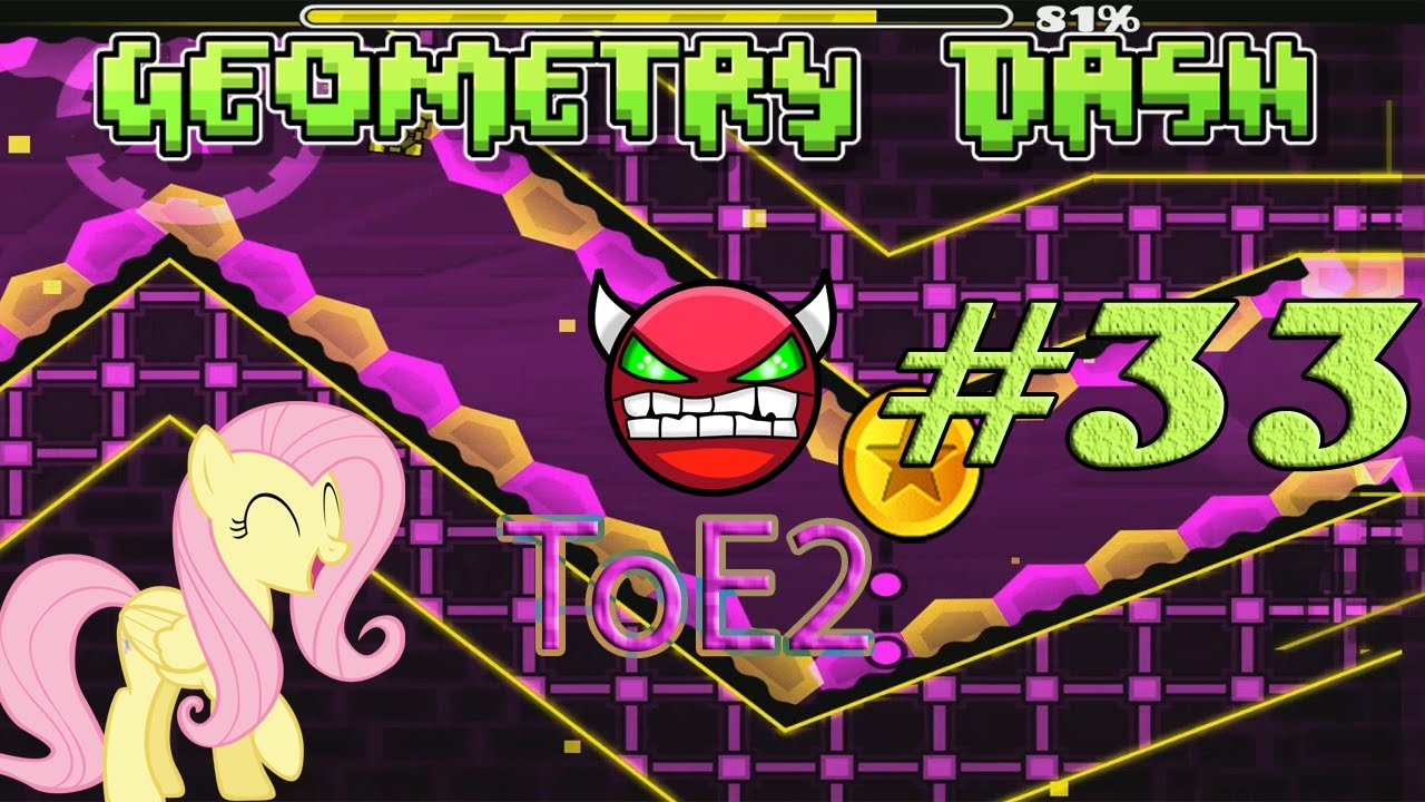 Geometry Dash (GD) 33 - demon - ToE2 - all coins - YouTube