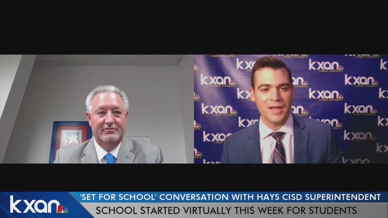 Hays CISD superintendent talks about virtual start to school year - YouTube