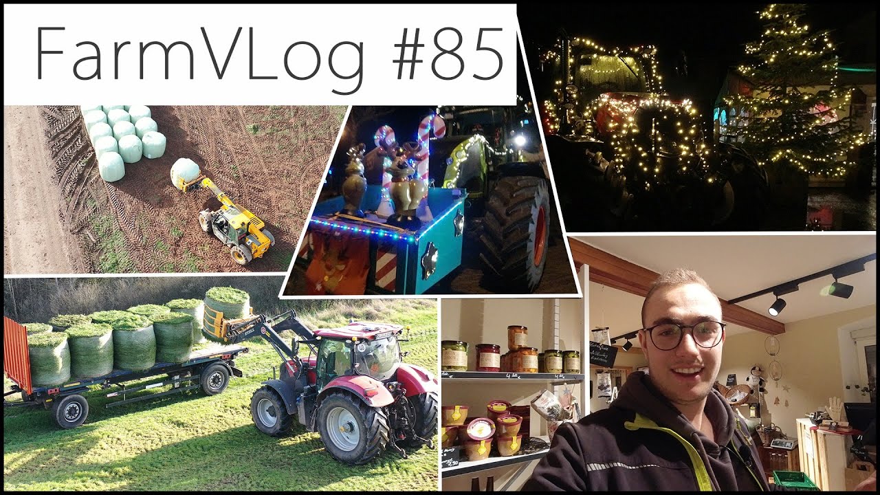 FarmVLOG#85: LETZTE SILAGE / LICHTERFAHRT und UNSER HOFLADEN + Gewinnspiel - YouTube