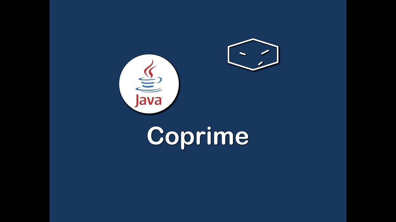 coprime in java - YouTube
