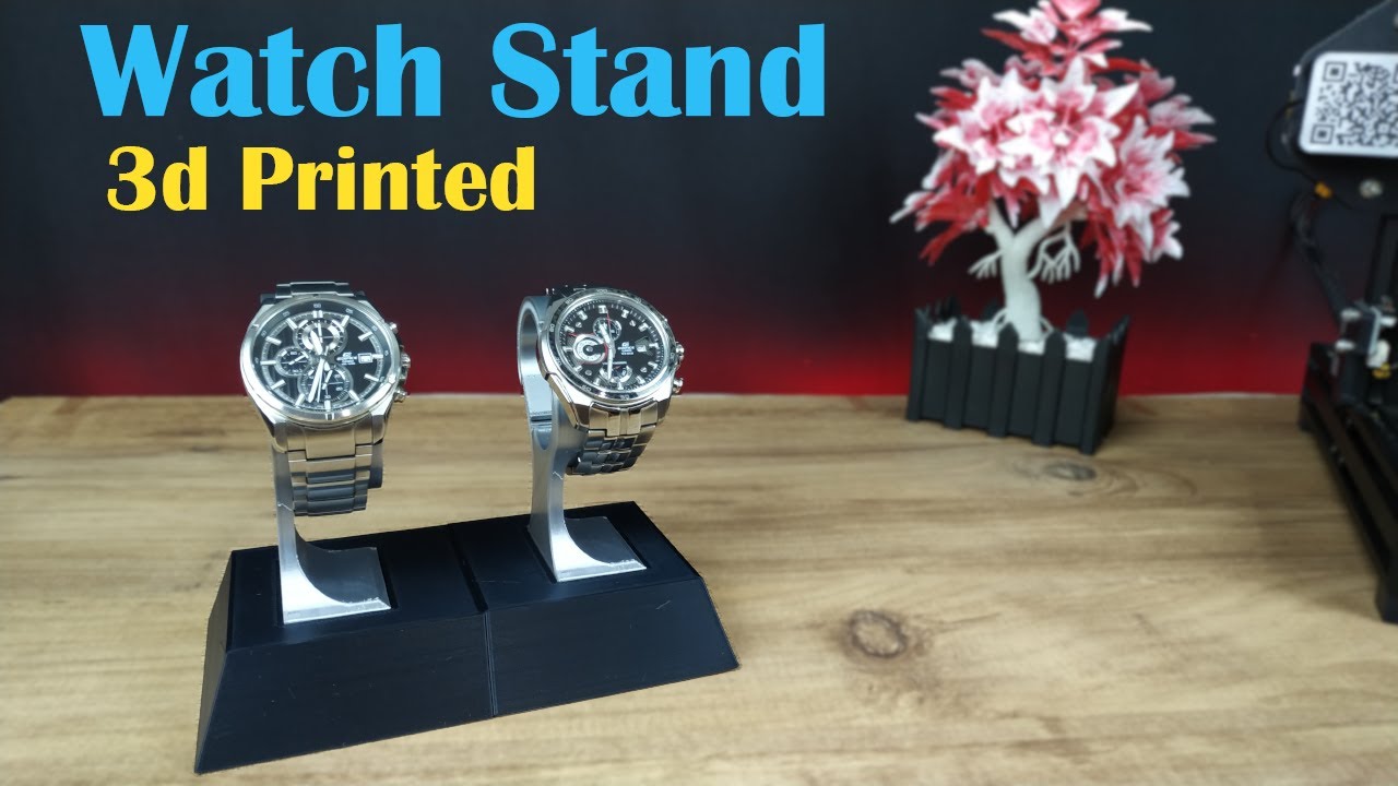 3D Printed Very Cool Adjustable Watch Stand 😍⌚ - YouTube