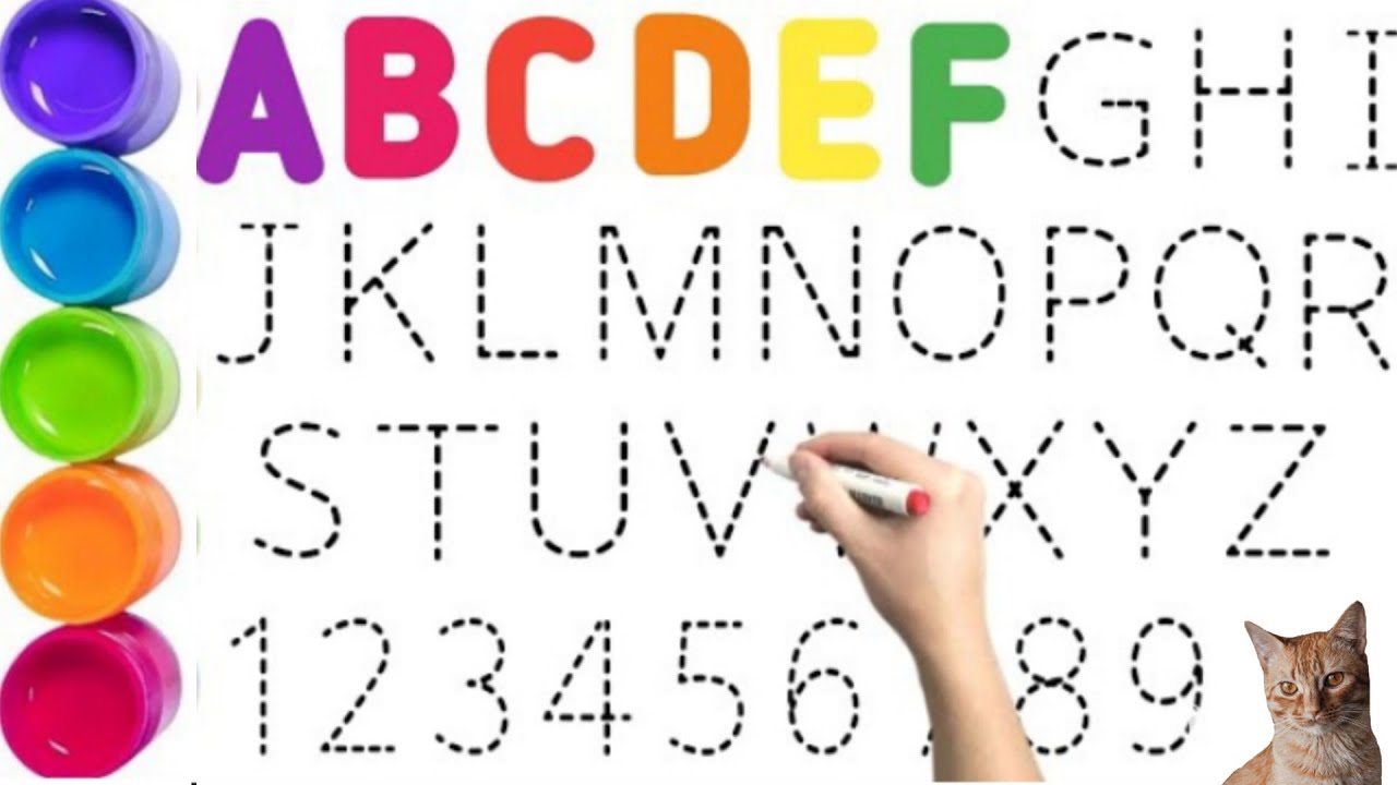 abcd, a for apple b for ball, abc song, abcd rhymes, colours, alphabet ...