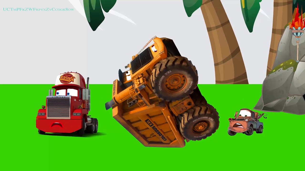 Mcqueen Meet Construction Vehicles Jackson Storm Colossus XXL Car Kids ...