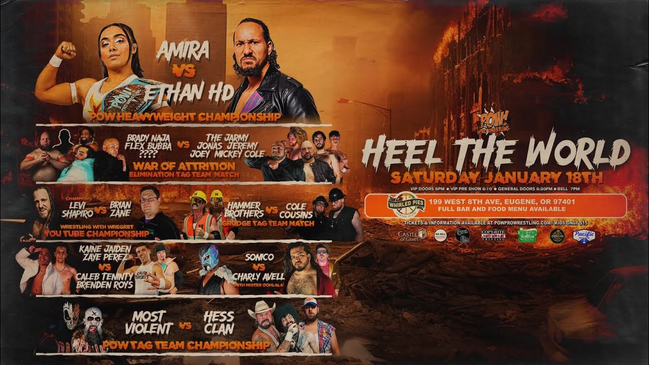 POW! Heel the World 2025 Countdown Show - YouTube