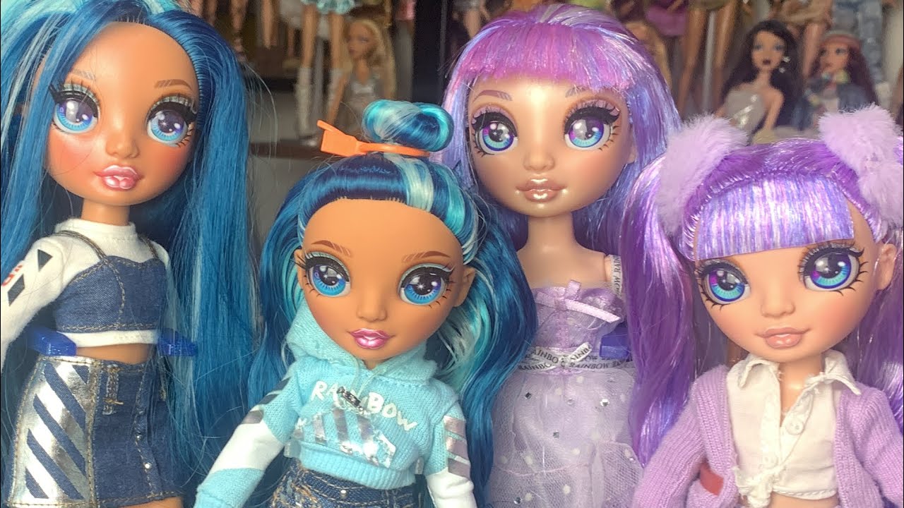 MIDDLE SCHOOL VIOLET AND SKYLER!! Rainbow Jr High doll review and ...