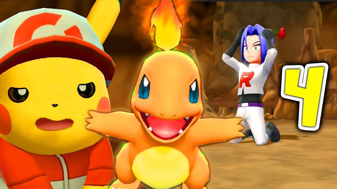 Pokemon Let's Go Pikachu! - "FIERY RAGE" - Episode 4 - YouTube
