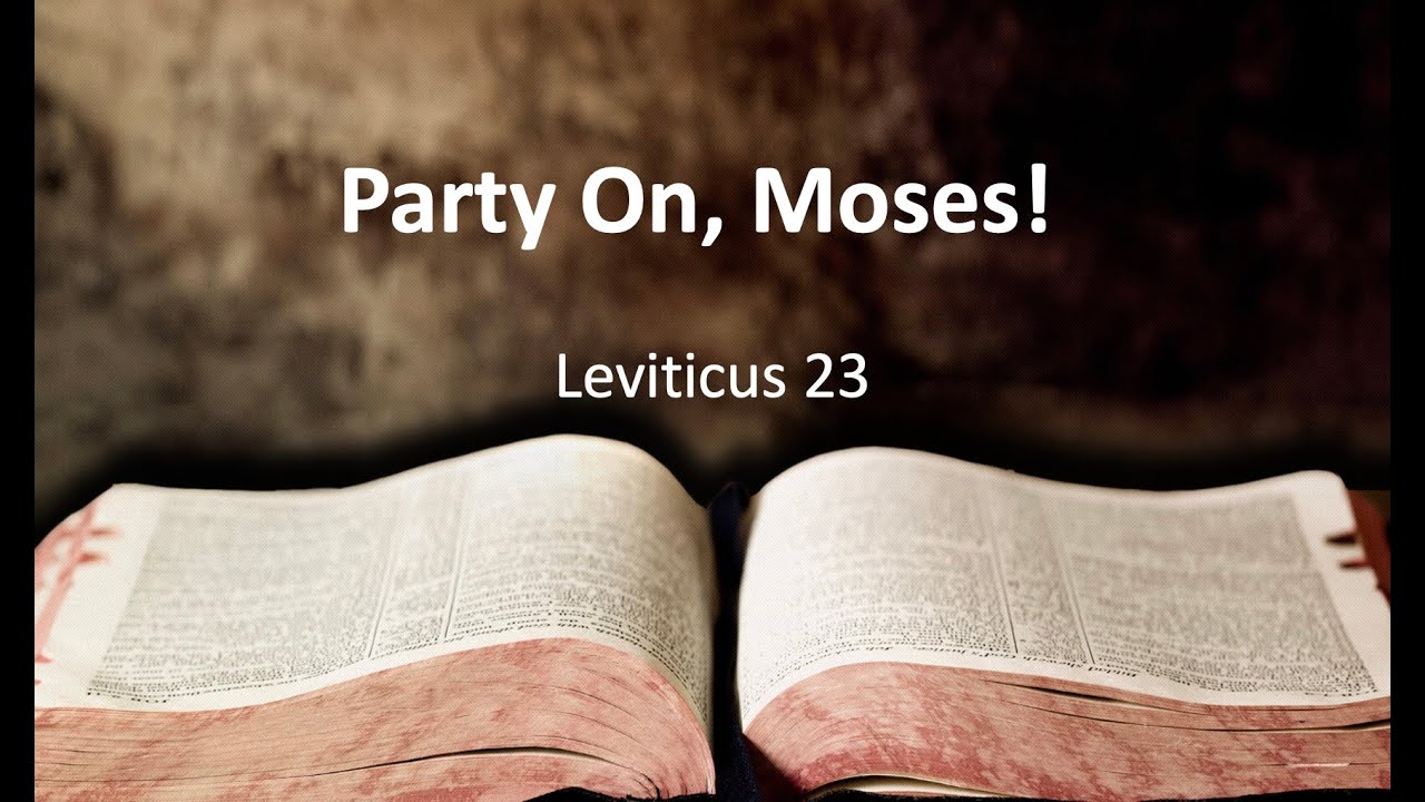 Party On, Moses (Leviticus 23) - YouTube