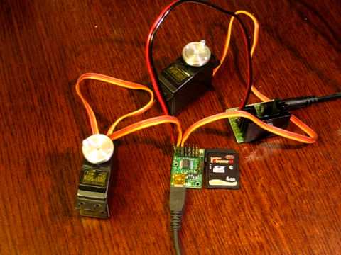 Micro Maestro servo controller - Test - YouTube
