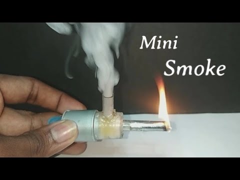 Making mini DC motor Smoke machine |electric Smoke creating|#minicrafts ...