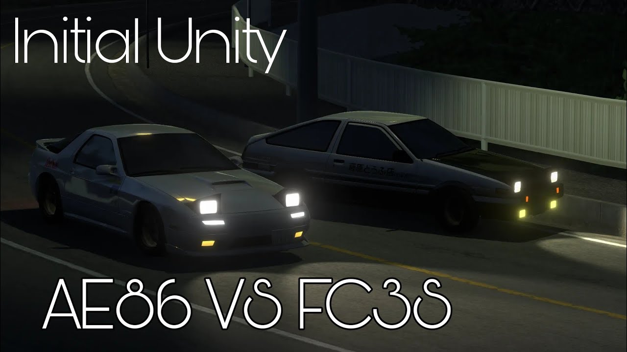 [Initial Unity] (AE86 VS FC3S Beat of the rising sun)ft.Kqnw - YouTube