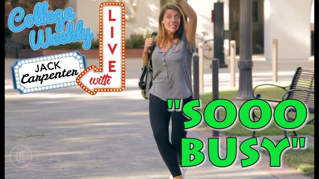 Sooo Busy - College Weekly Live (Zamboni Grenade) - YouTube