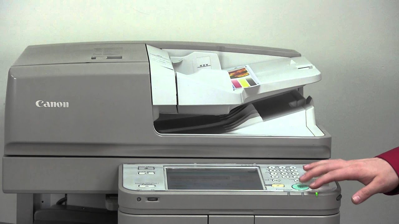 Canon IR Adv. C5045 143K 339K - YouTube