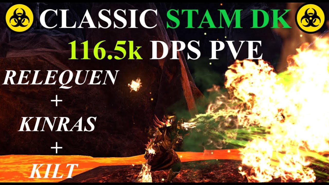 StamDK PvE Parse 116.5k DPS ESO High Island Update - YouTube
