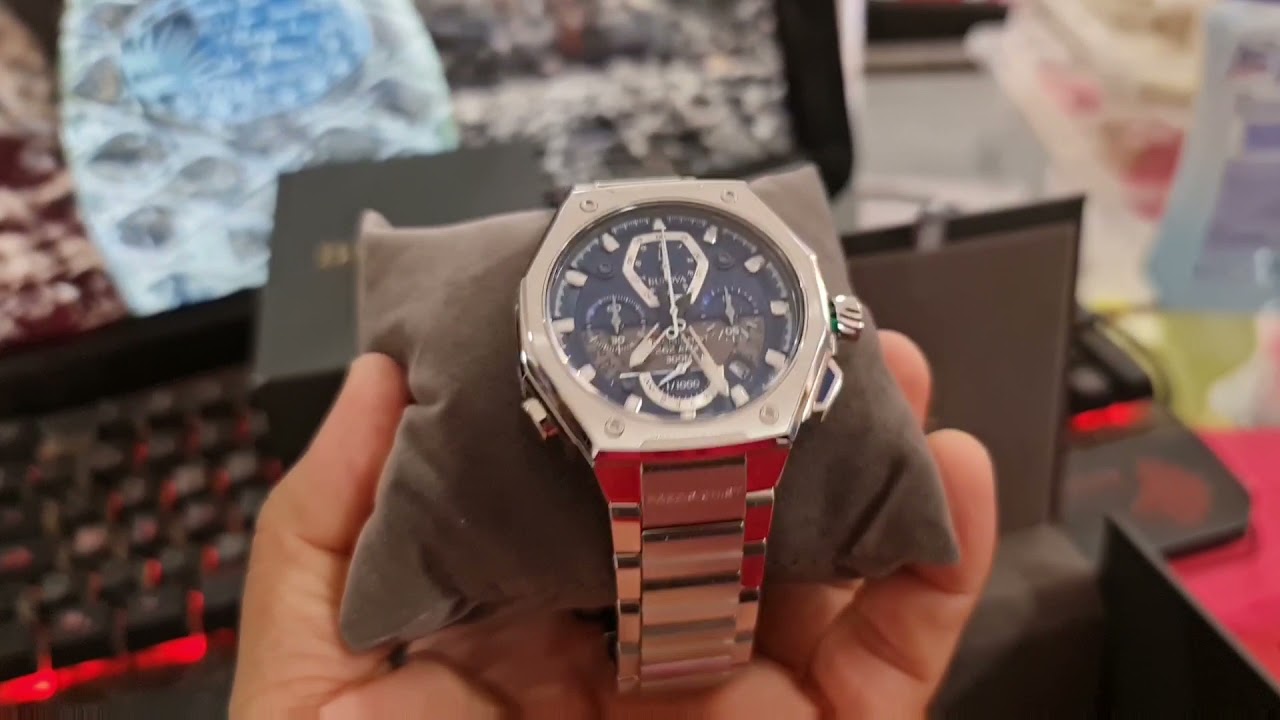 Como es Reloj Bulova precisionist 96b349 décimo aniversario - YouTube