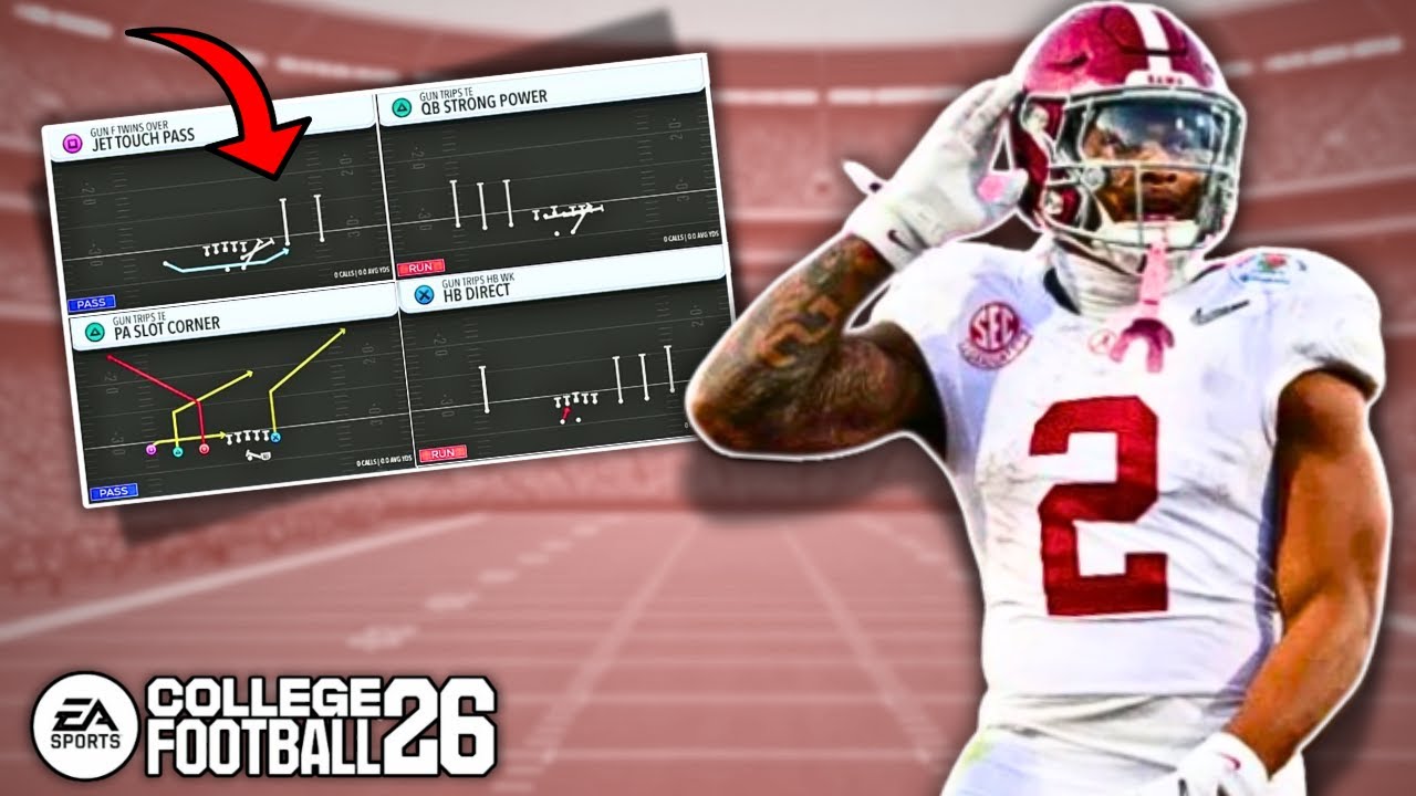 The Complete Guide To Alabama's Offense In College Football 26 - Free ...