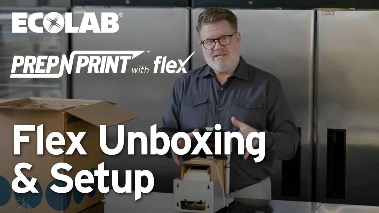 Ecolab Prep-n-Print Flex Unboxing & Setup - YouTube