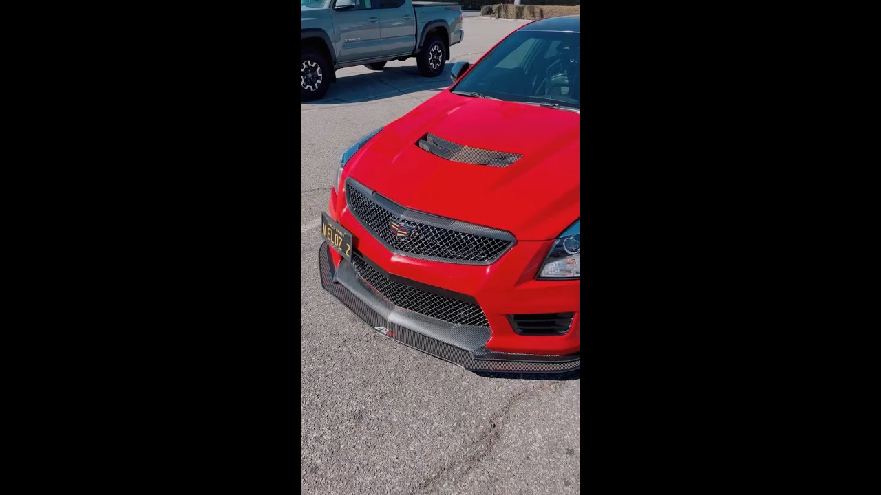 Bagged Cadillac ATS-V - YouTube