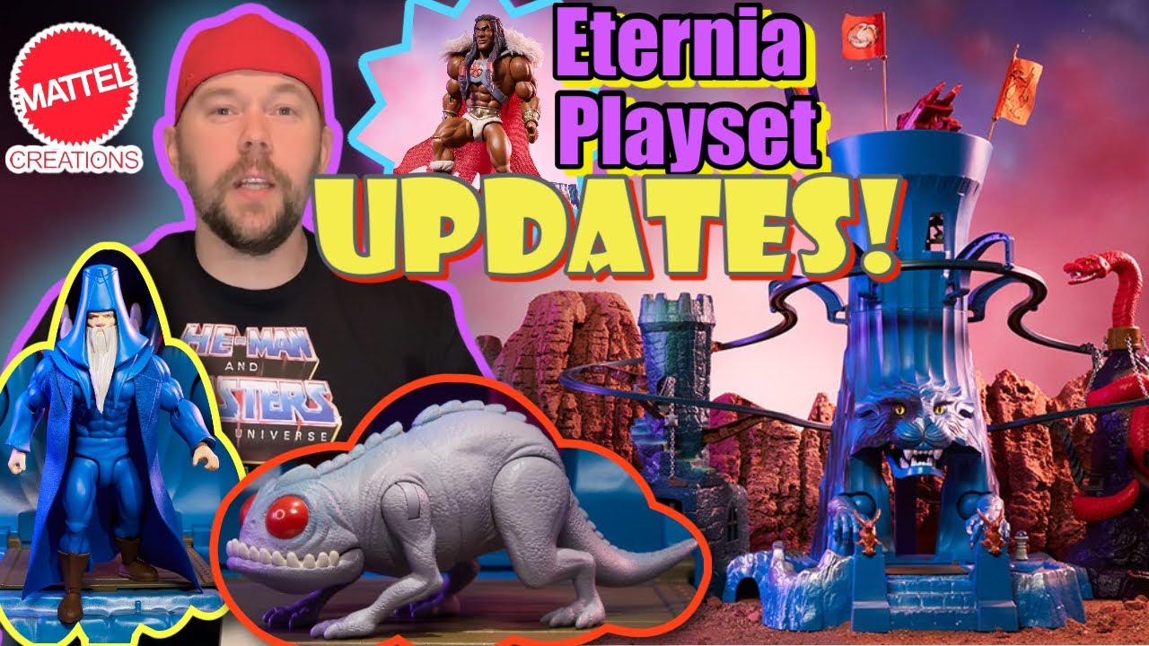 Eternia Playset MOTU Mattel Creations Update Keclar Mote Creature King ...