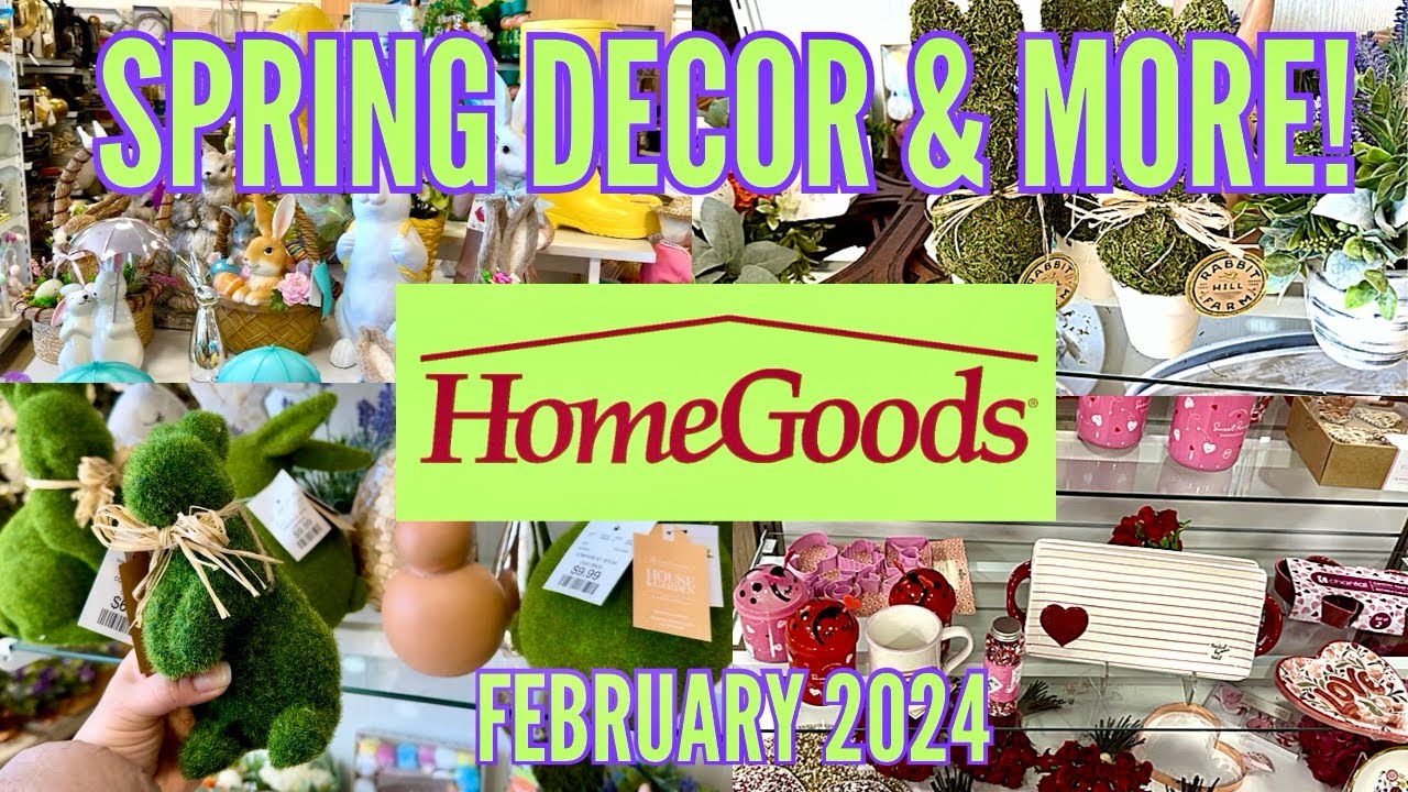 HOMEGOODS SPRING DECOR PREVIEW & MORE!🪺🐰🌷 - YouTube