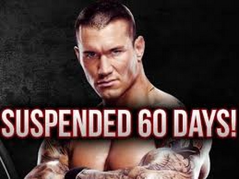 BREAKING NEWS - Randy Orton SUSPENDED for 60 Days! - YouTube