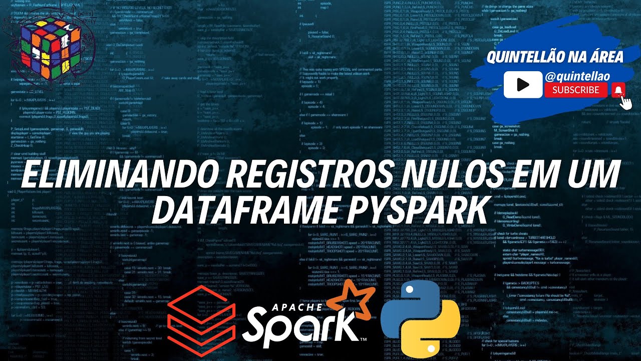 Pyspark Eliminando Valores Nulos Do Dataframe Youtube
