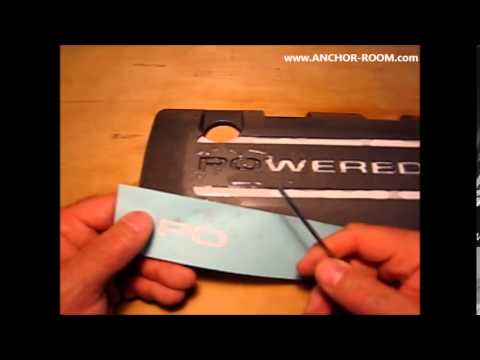 Directions Vinyl Letter Recessed Area Installation - YouTube