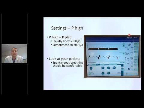 Airway pressure release ventilation (APRV): Dr. Niklas Larsson