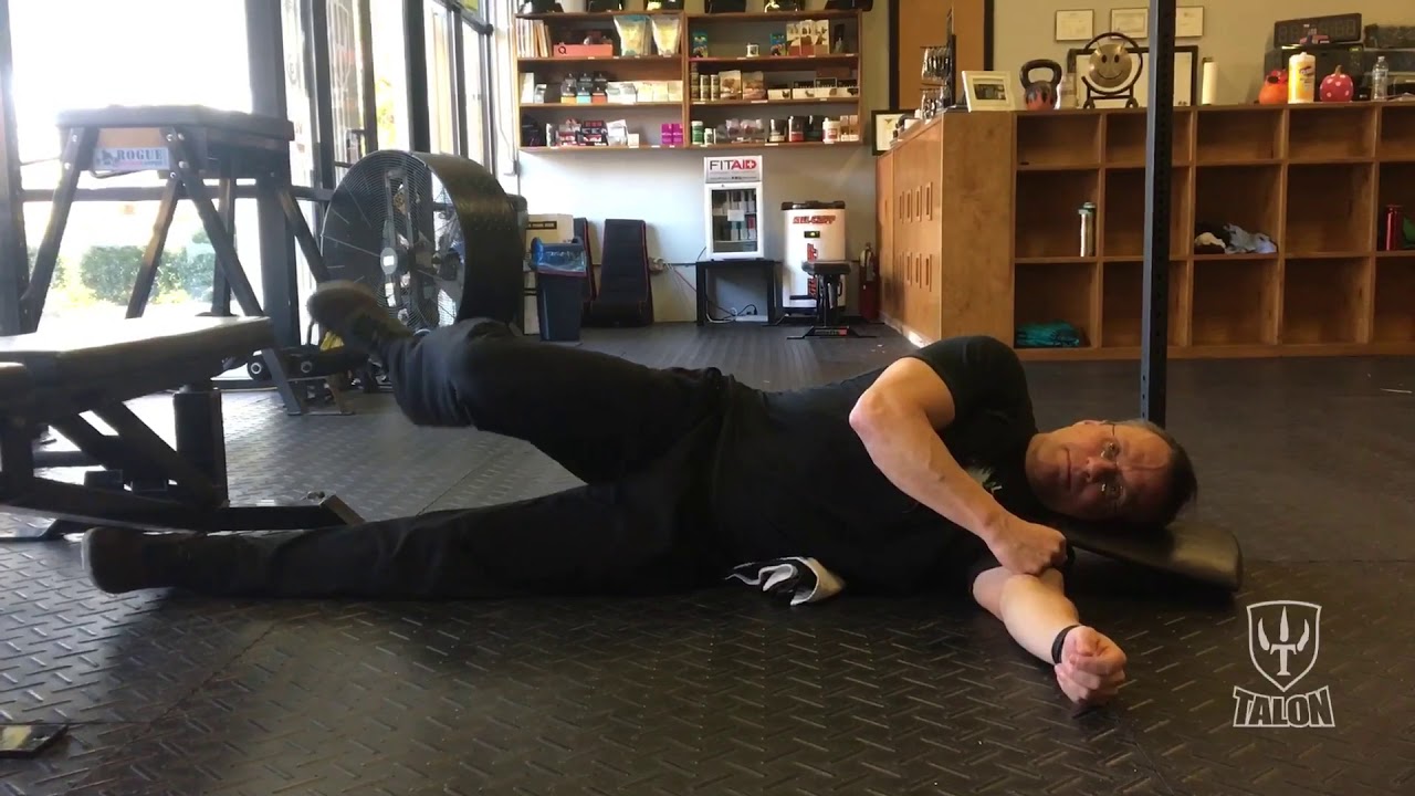 Side Lying Foot Toward Foot Adduction - YouTube