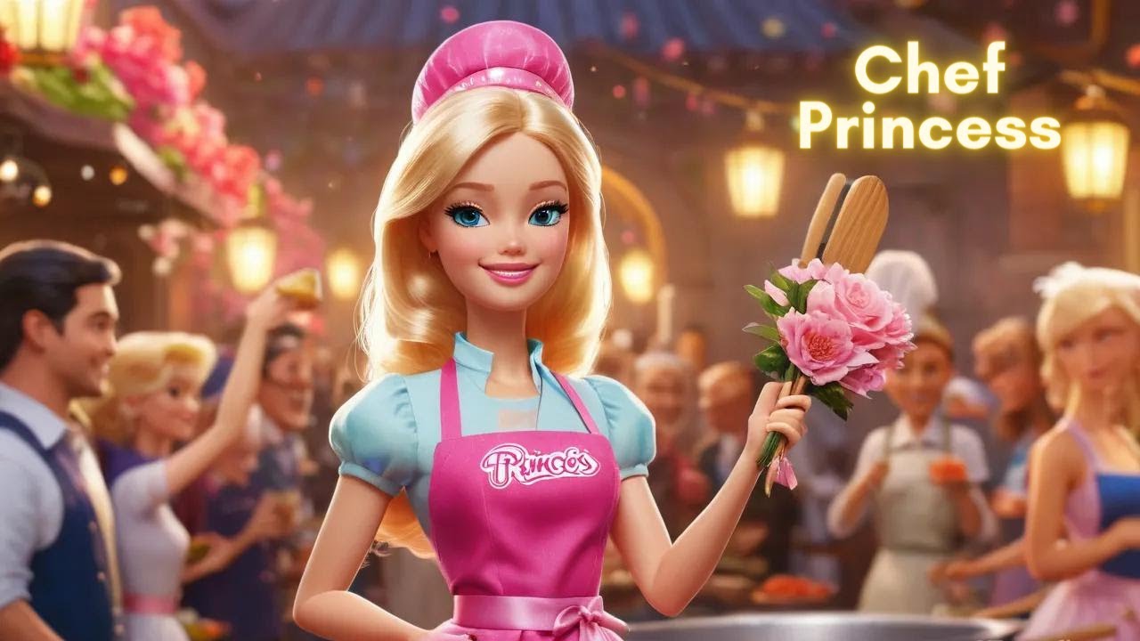 Chef Barbie Princess: A Magical Culinary Adventure #barbie #story - YouTube