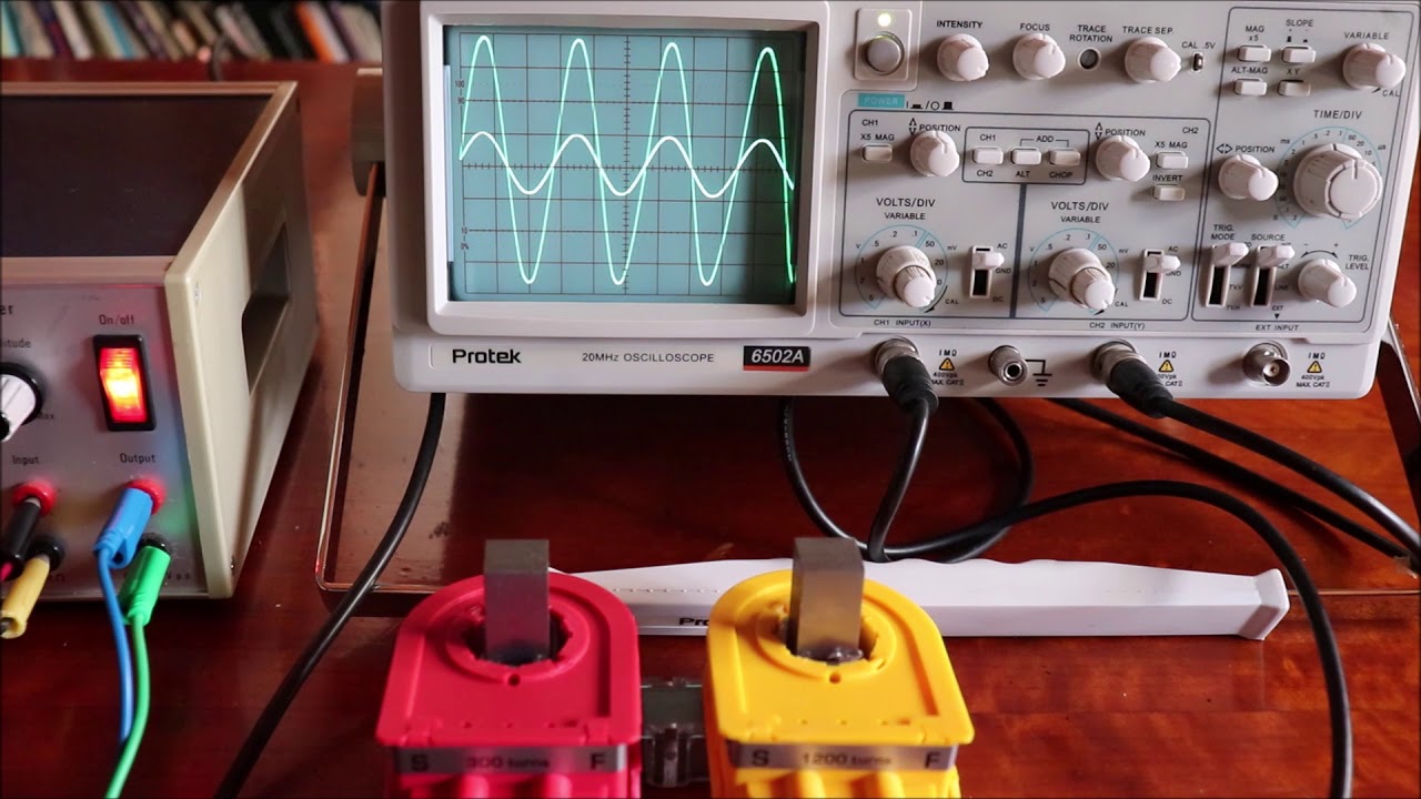 Transformer waveform and frequency (NCPQ) - YouTube