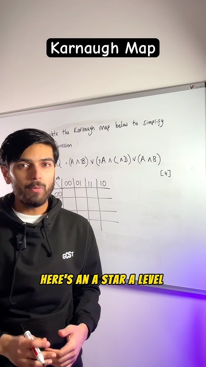 Simplifying Boolean expressions - Karnaugh Map - OCR A Level Computer Science Paper 1 #alevel ...