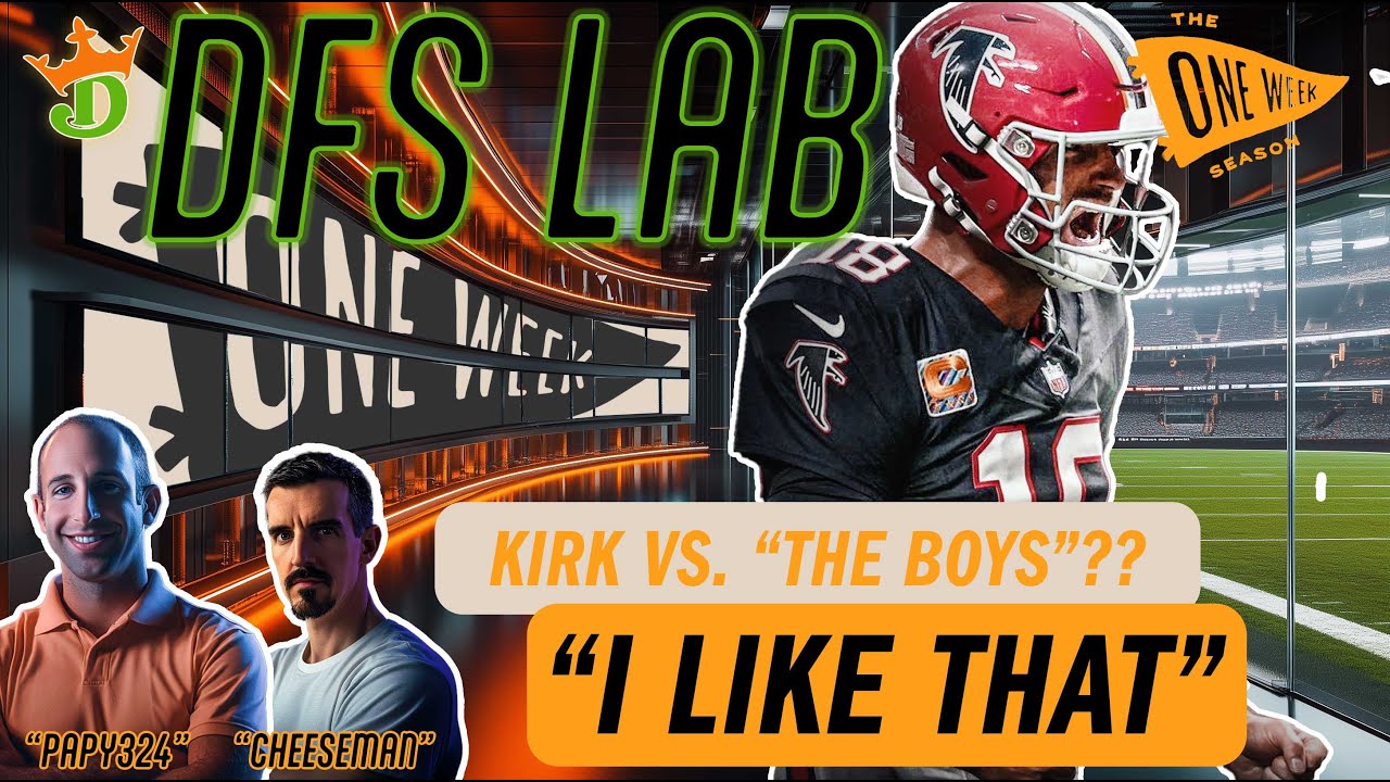 NFL DFS Week 9 DraftKings Millionaire Lineup Strategy | Falcons-Cowboys Stack & High-Variance ...