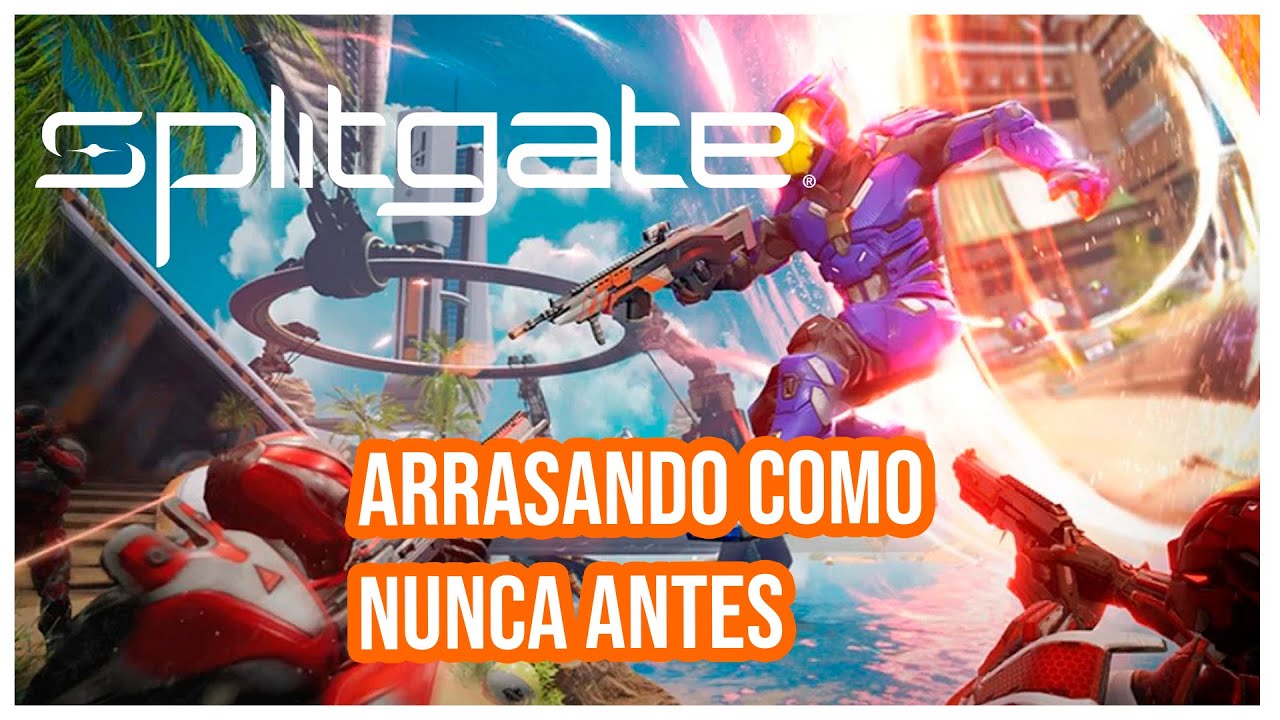 ¡DOS PARTIDAS CORTAS PERO FRENÉTICAS! Splitgate - Just Typhoon - YouTube