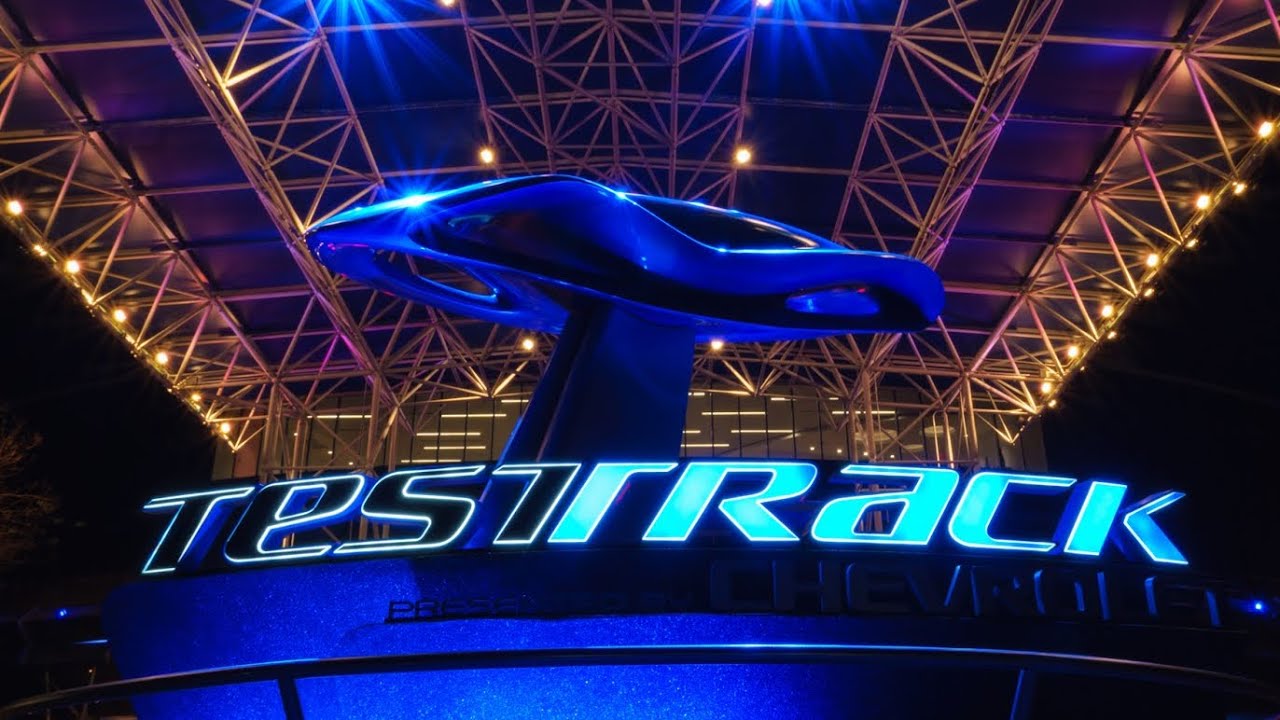 Test Track at Night: EPCOT Ride 2021 (4K) - YouTube