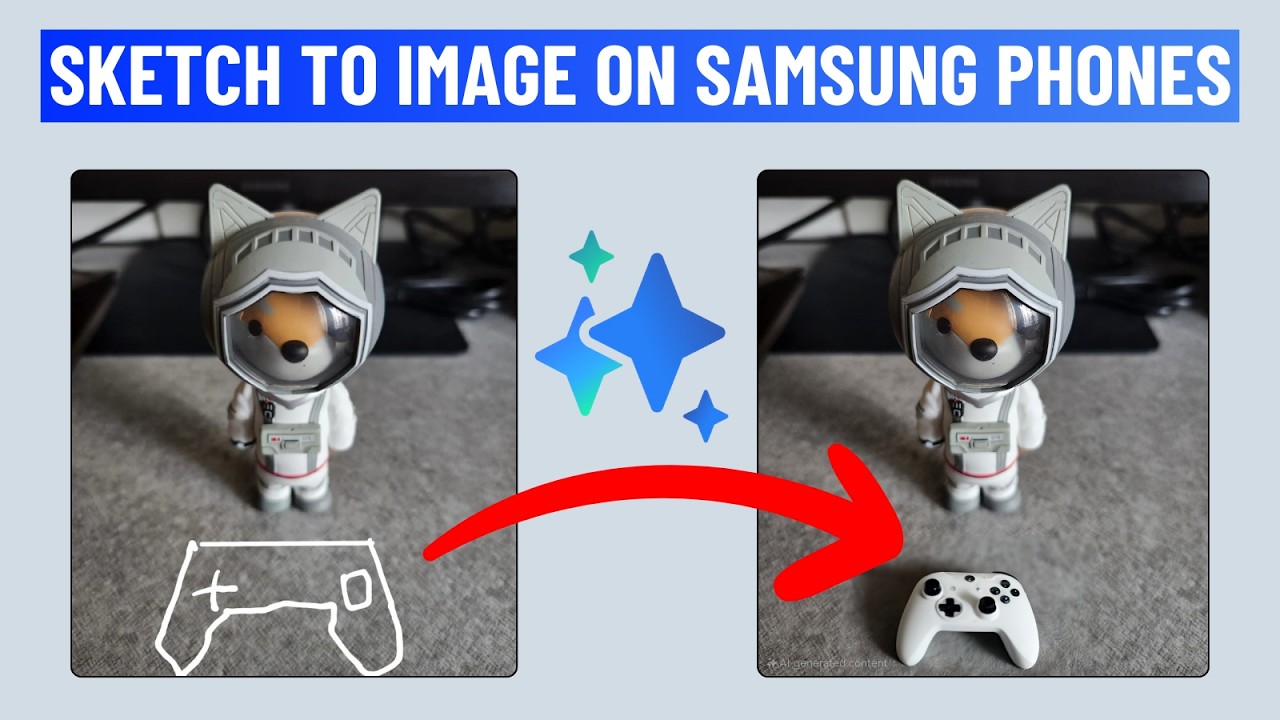 How to Use Sketch to Image Feature on Samsung Phone or Tablet | Galaxy ...