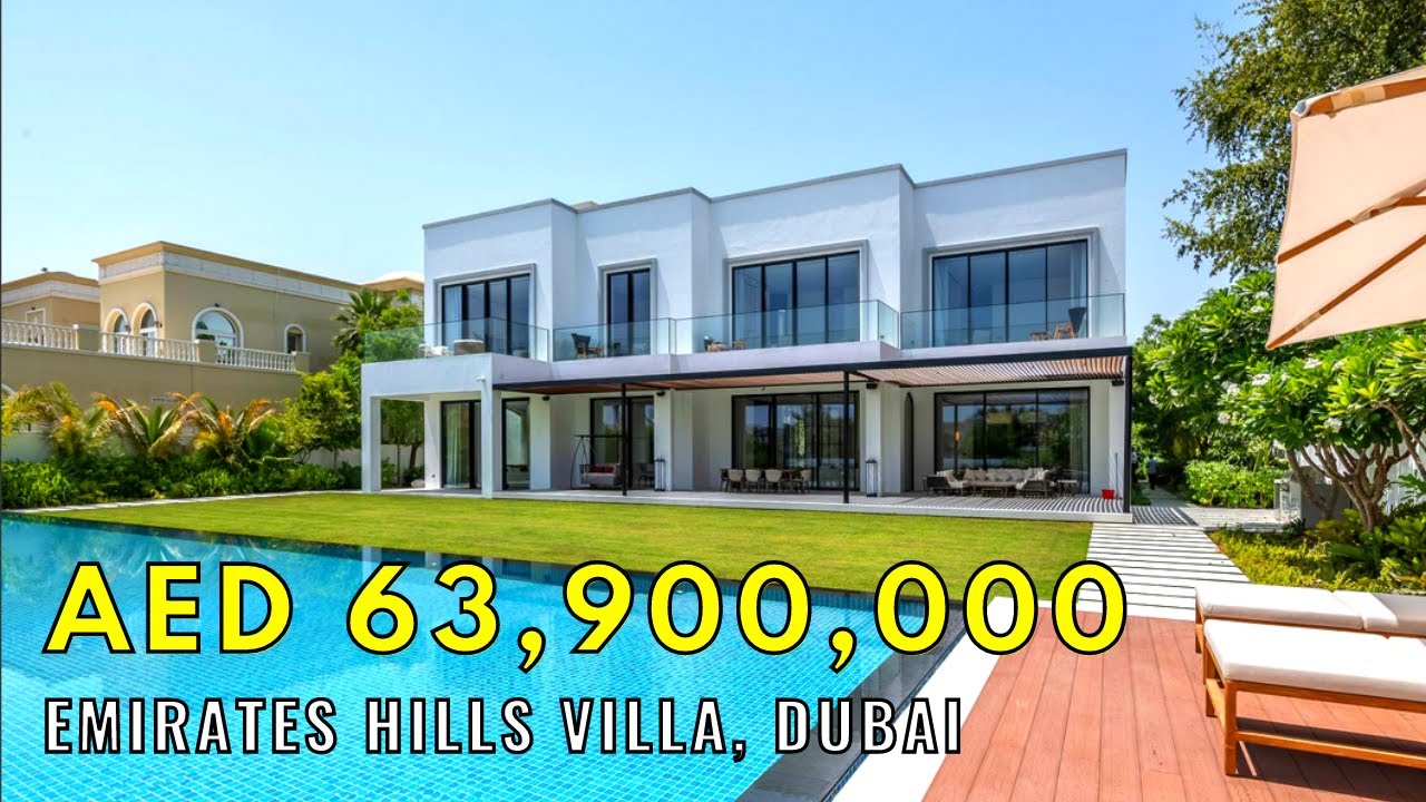 Inside a 63 Million AED Mansion in Emirates Hills DUBAI - YouTube