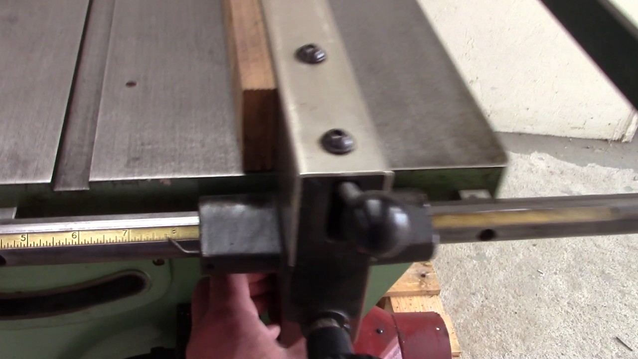 Startrite ta table saw - YouTube