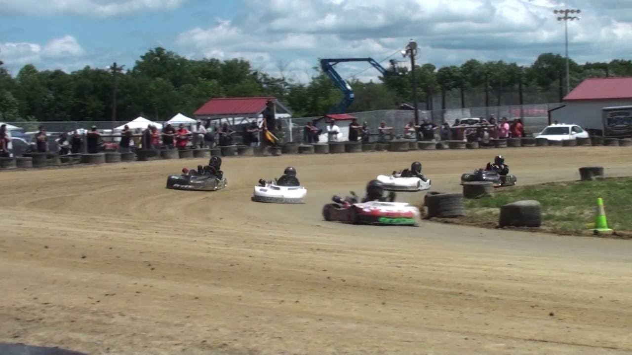 7-9-16 Stateline Speedway Karts Purple Clone Feature - YouTube